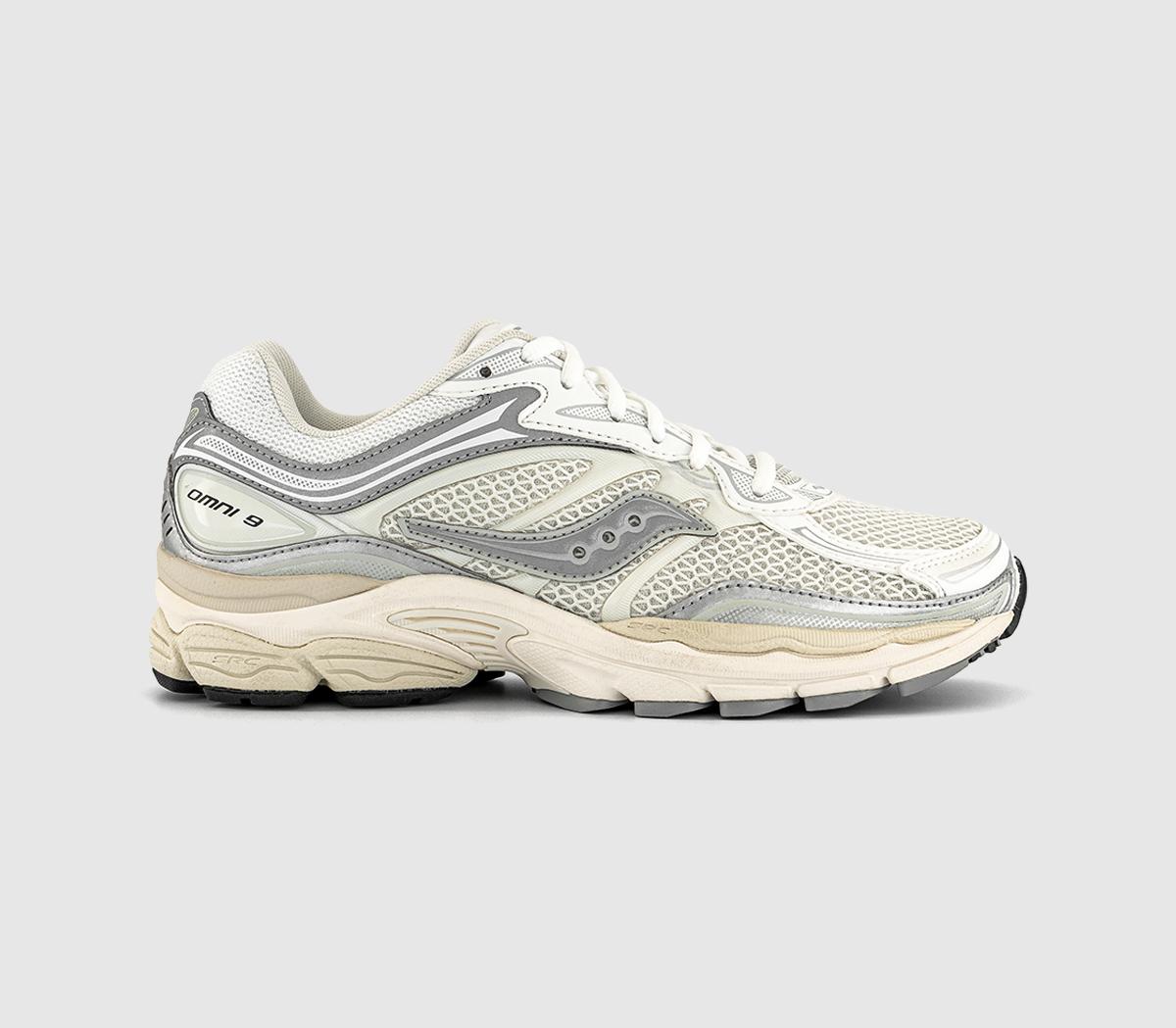 Click here for Saucony Kids Progrid Omni 9 Trainers White Silver... prices