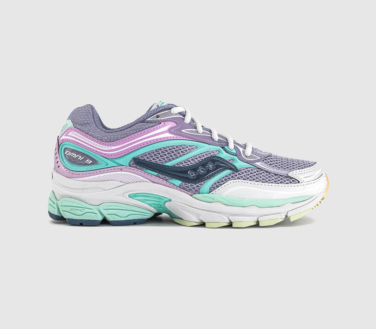 Saucony Progrid Omni 9 Trainers Wisteria Blue - Women's Trainers
