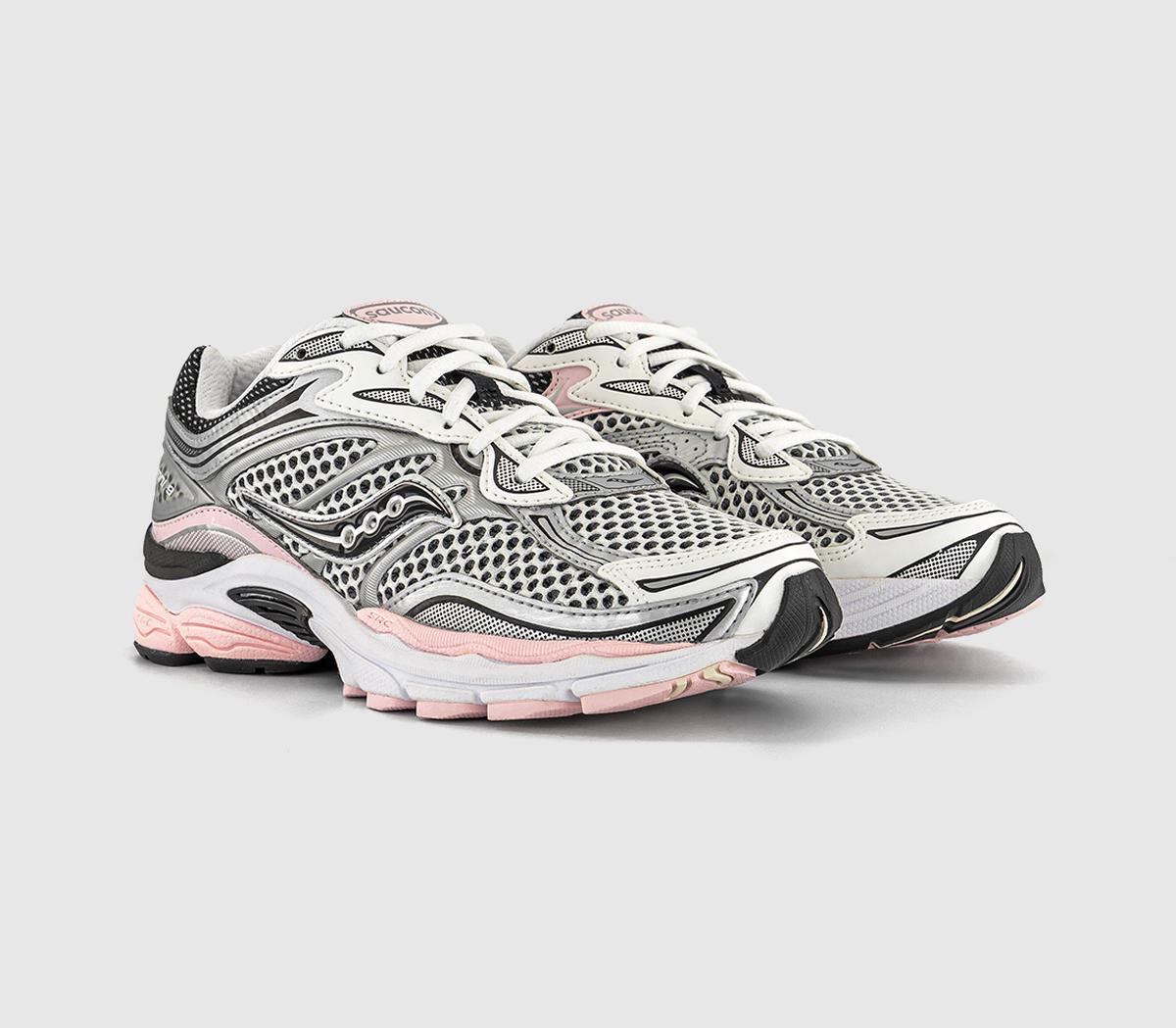 Saucony Progrid Omni 9 Trainer Silver Pink - Women's Trainers