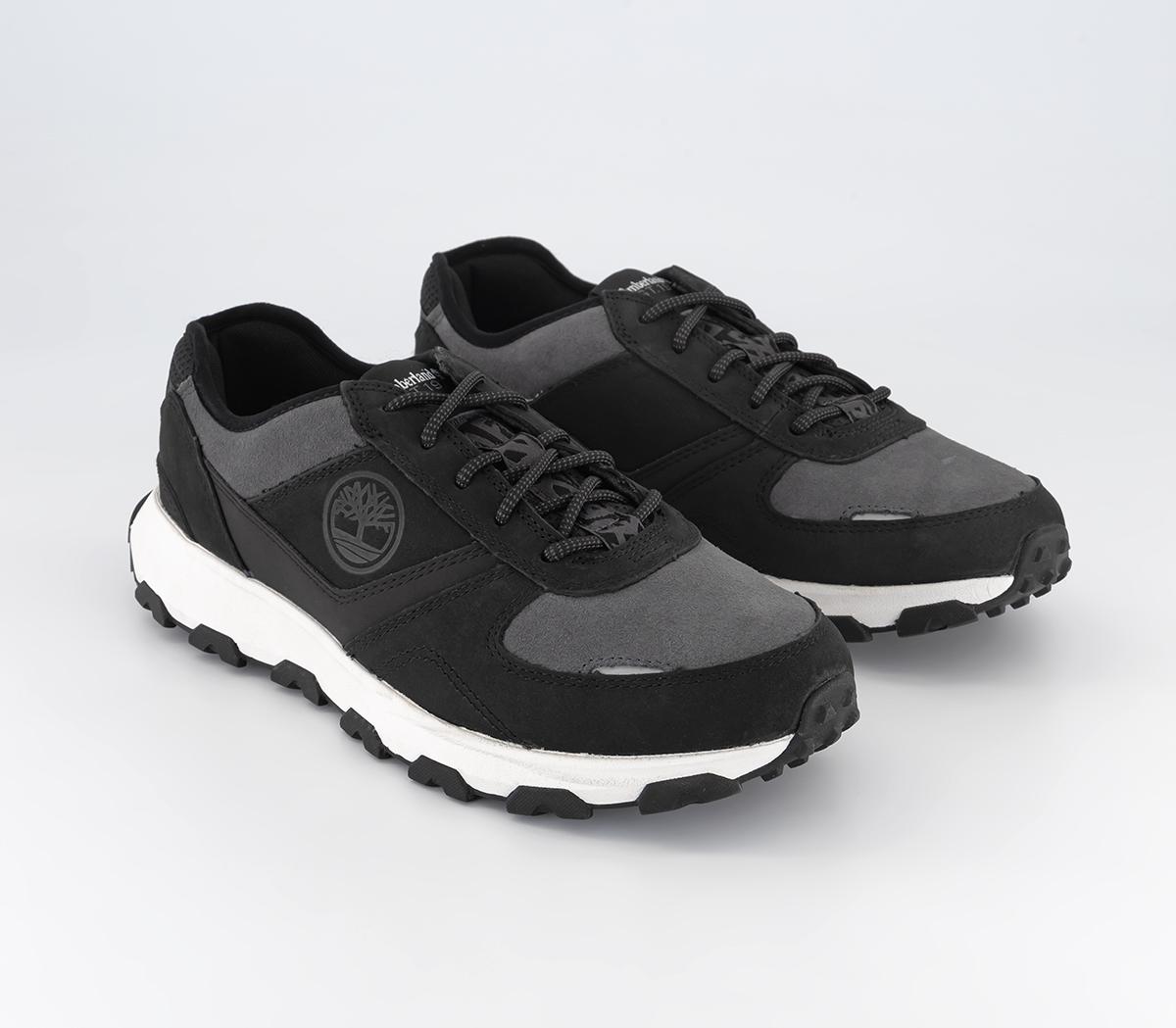 Timberland Winsor Park Ox Trainers Black Nubuck W Grey - Men's Casual Shoes