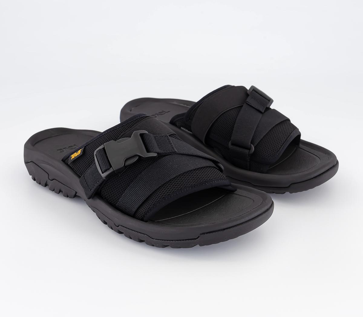 Teva Hurrican Verge Slides Black - Men’s Sandals