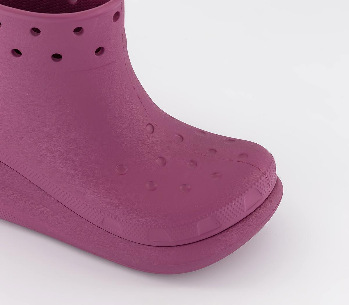 Crocs Classic Crush Boots Fuschia Fun - Women's Ankle Boots
