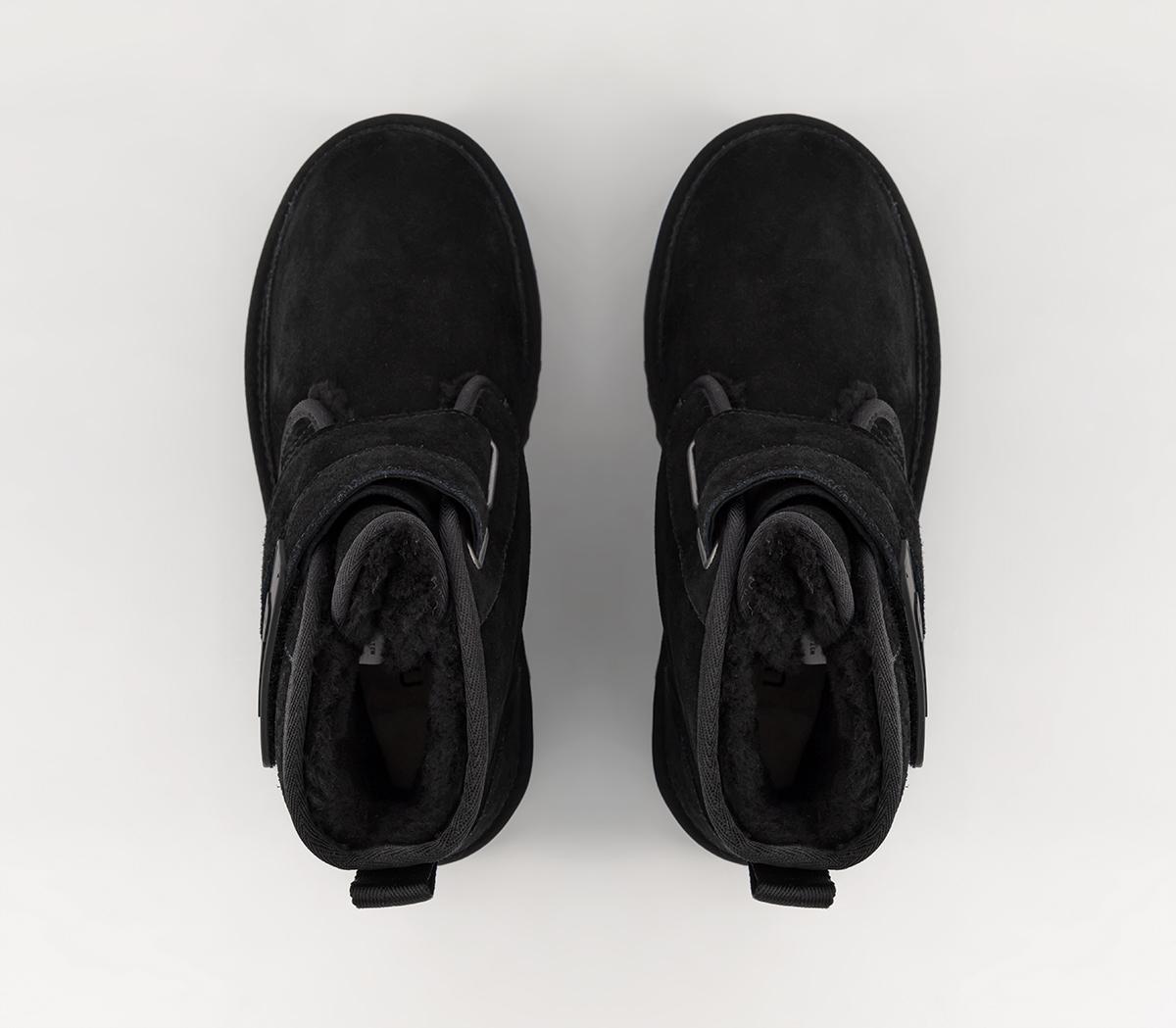 UGG Neumel Platform Strap Boots Black - Women's Ankle Boots
