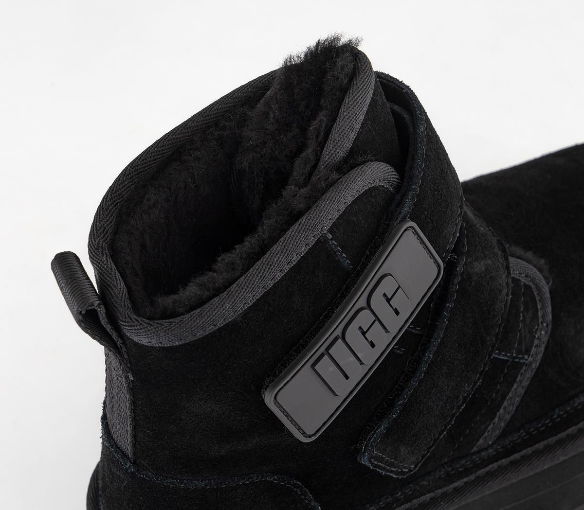 UGG Neumel Platform Strap Boots Black - Women's Ankle Boots