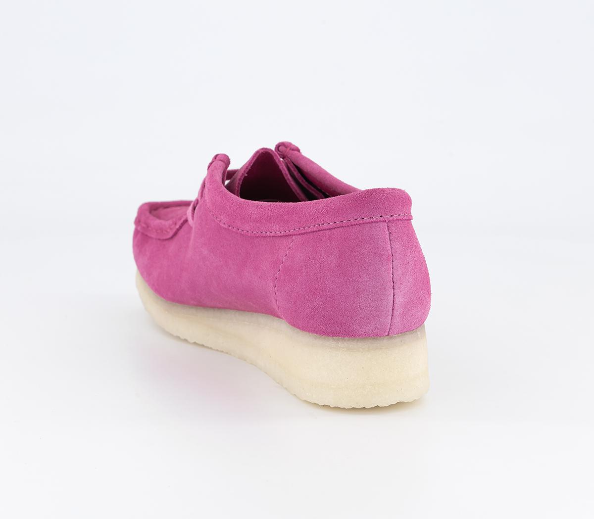Clarks Originals Clarks Originals Womens Wallabee Pink Suede - Women's ...