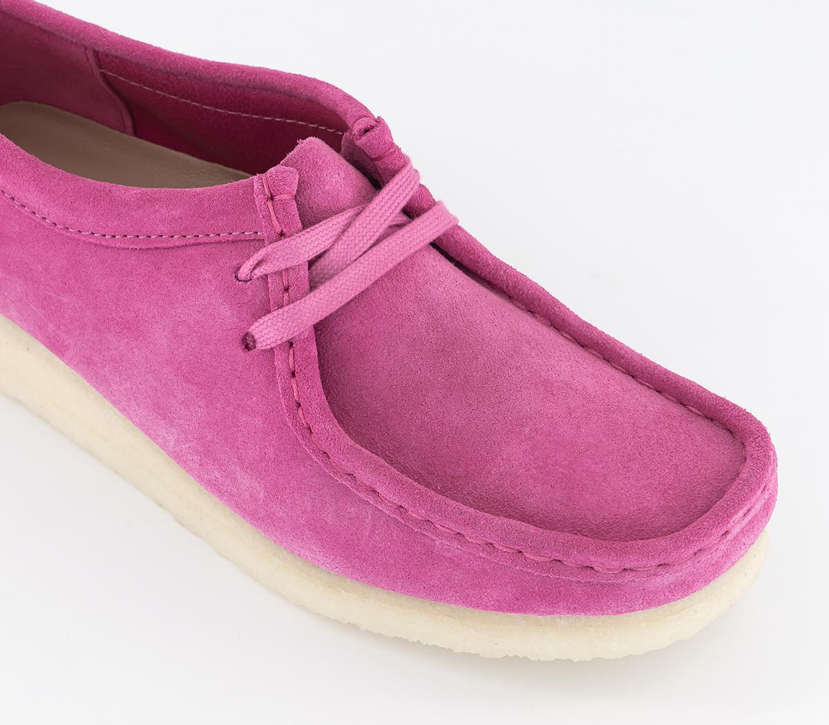 Clarks Originals Clarks Originals Womens Wallabee Pink Suede - Women's ...