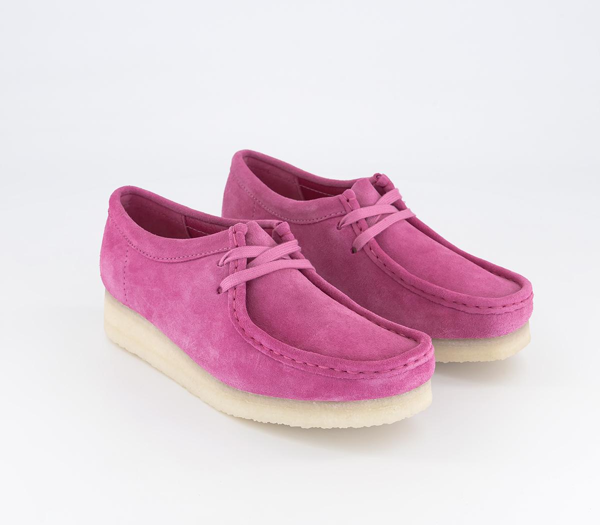 Clarks Originals Clarks Originals Womens Wallabee Pink Suede - Women's ...