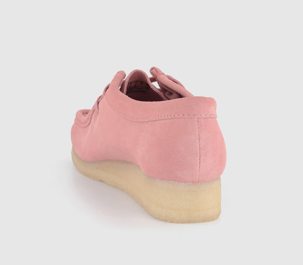 Clarks Originals Clarks Originals Womens Wallabees Blush Pink Suede ...