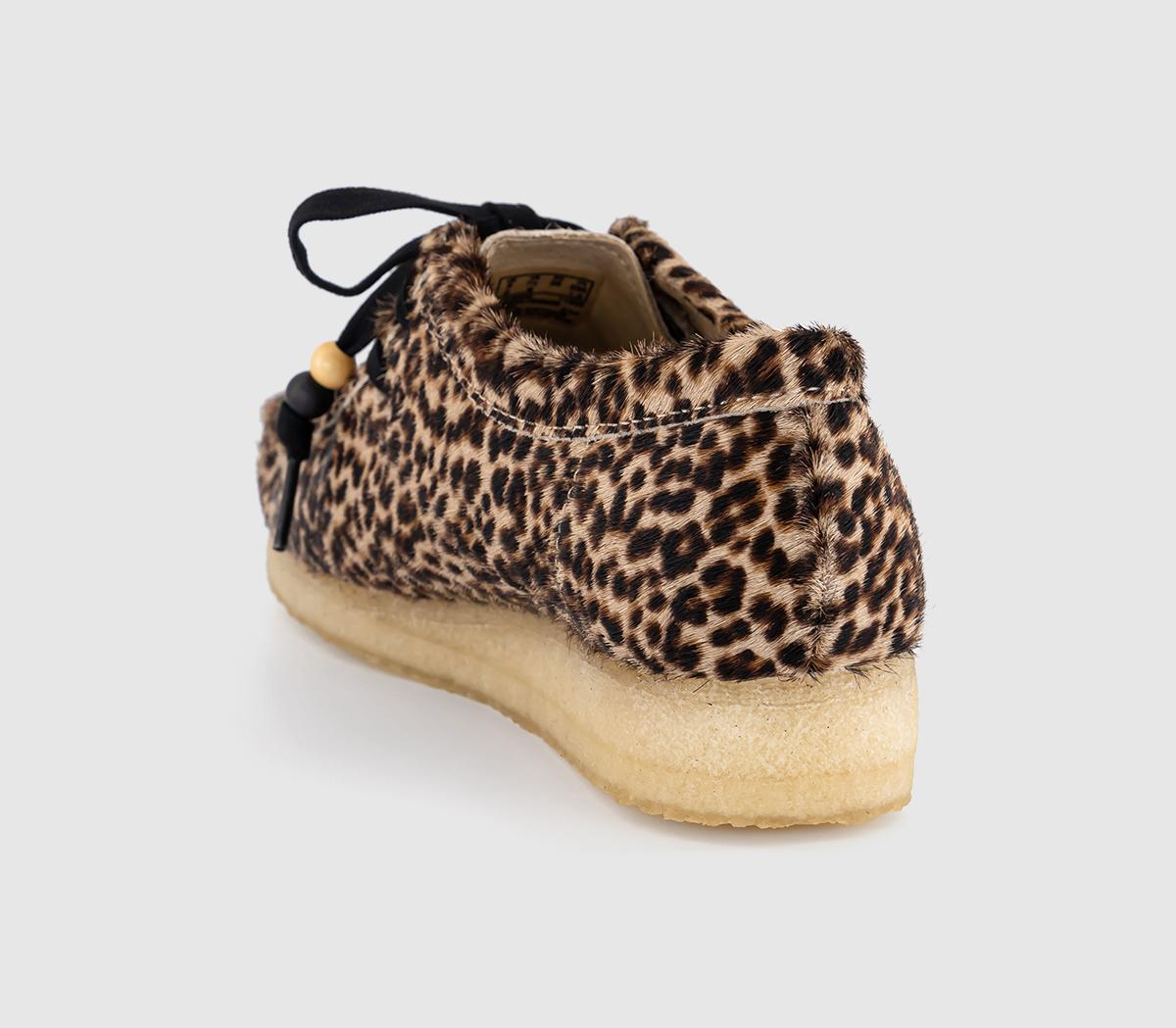 Clarks Originals Clarks Originals Womens Wallabee Shoes Leopard Print ...