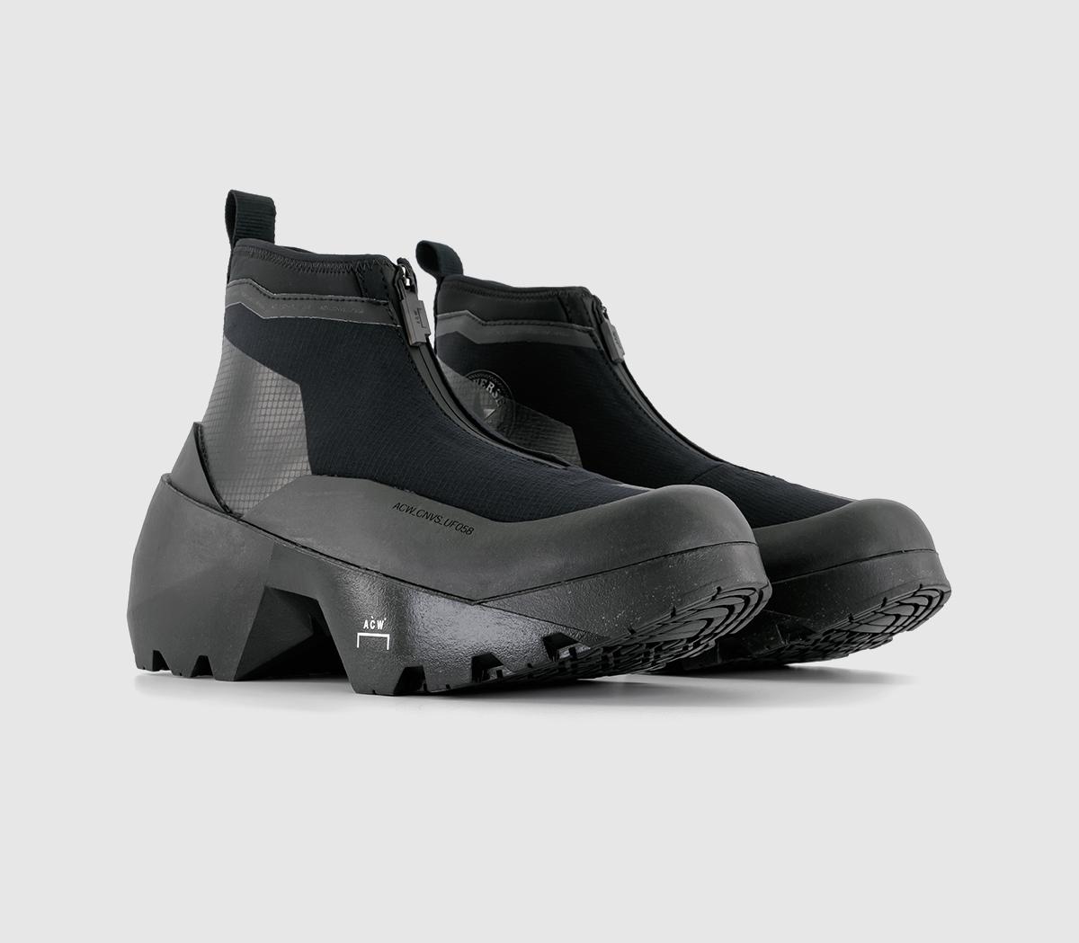 Converse Acw Boots Black Black Steel Grey - Men's Trainers