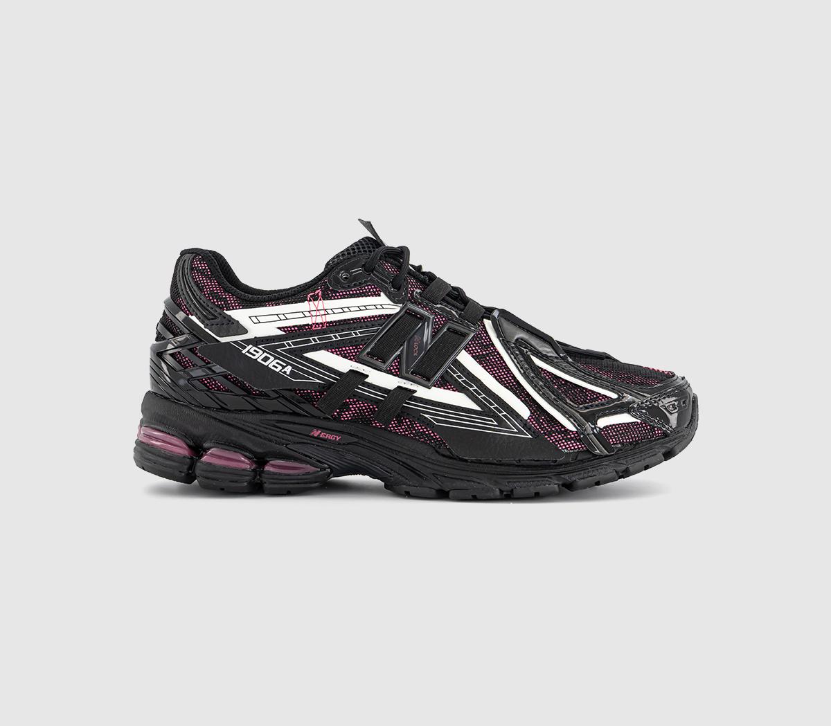 Click here for New Balance Kids 1906 Black White Pink  4.5 prices