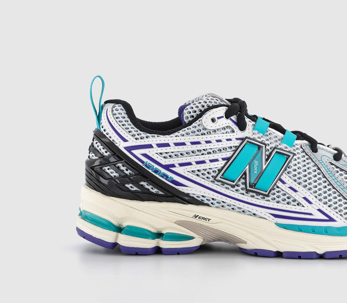 New Balance 1906 Trainers White Teal Blue - Men's Trainers