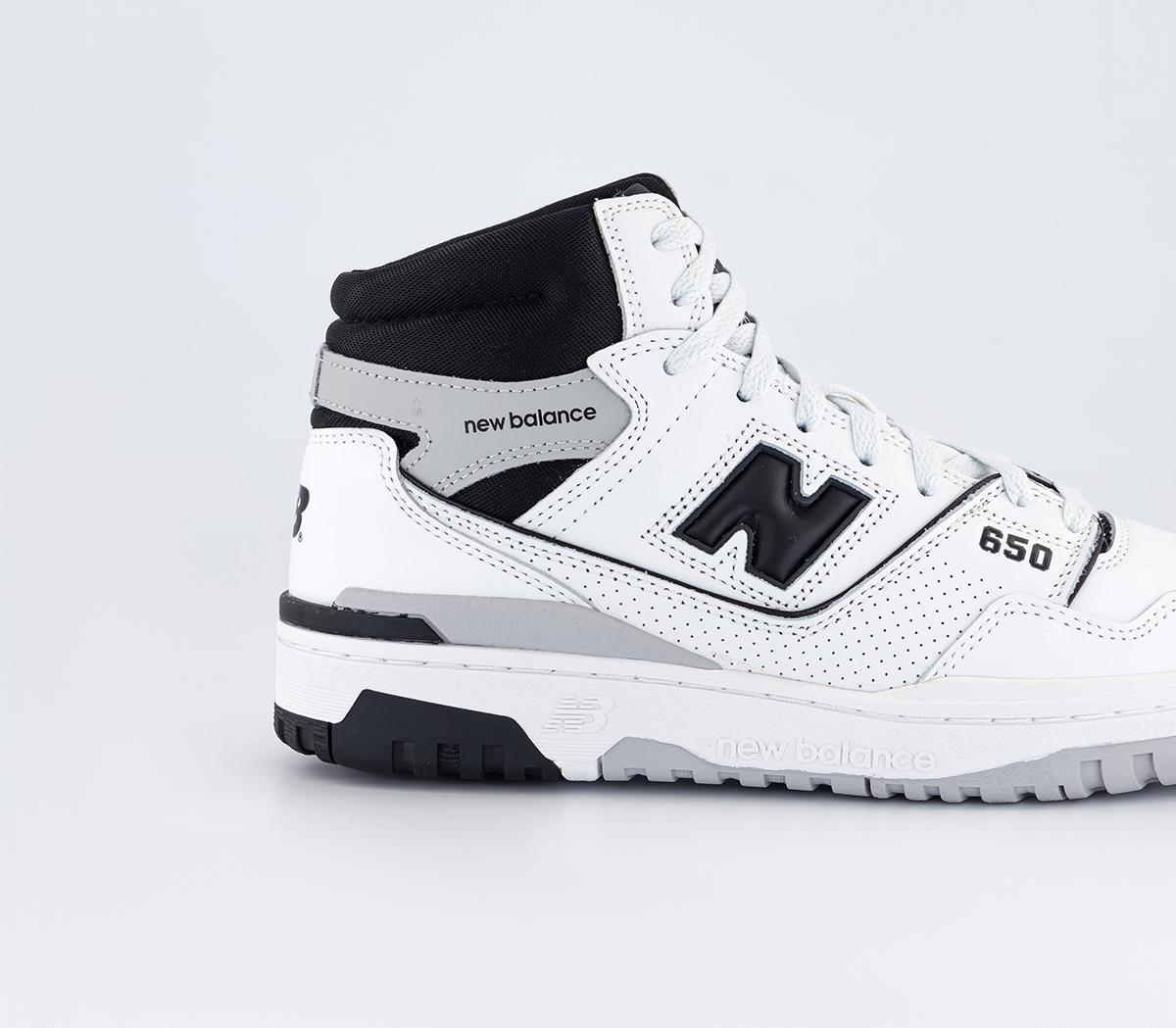 New Balance BB650 Trainers White Black - Unisex Sports