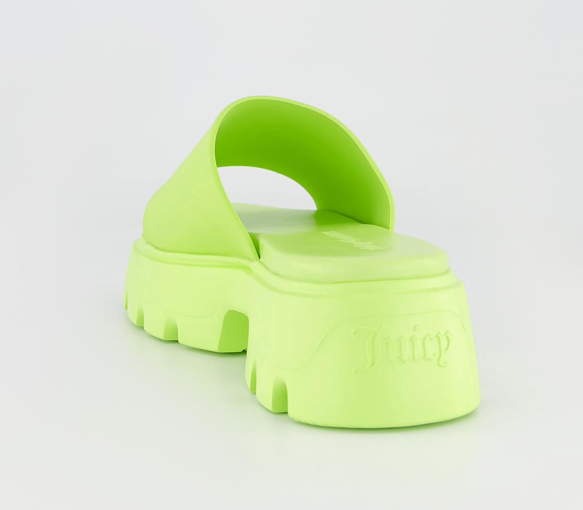 Juicy Couture Baby Track Sandals Green - Women’s Sandals