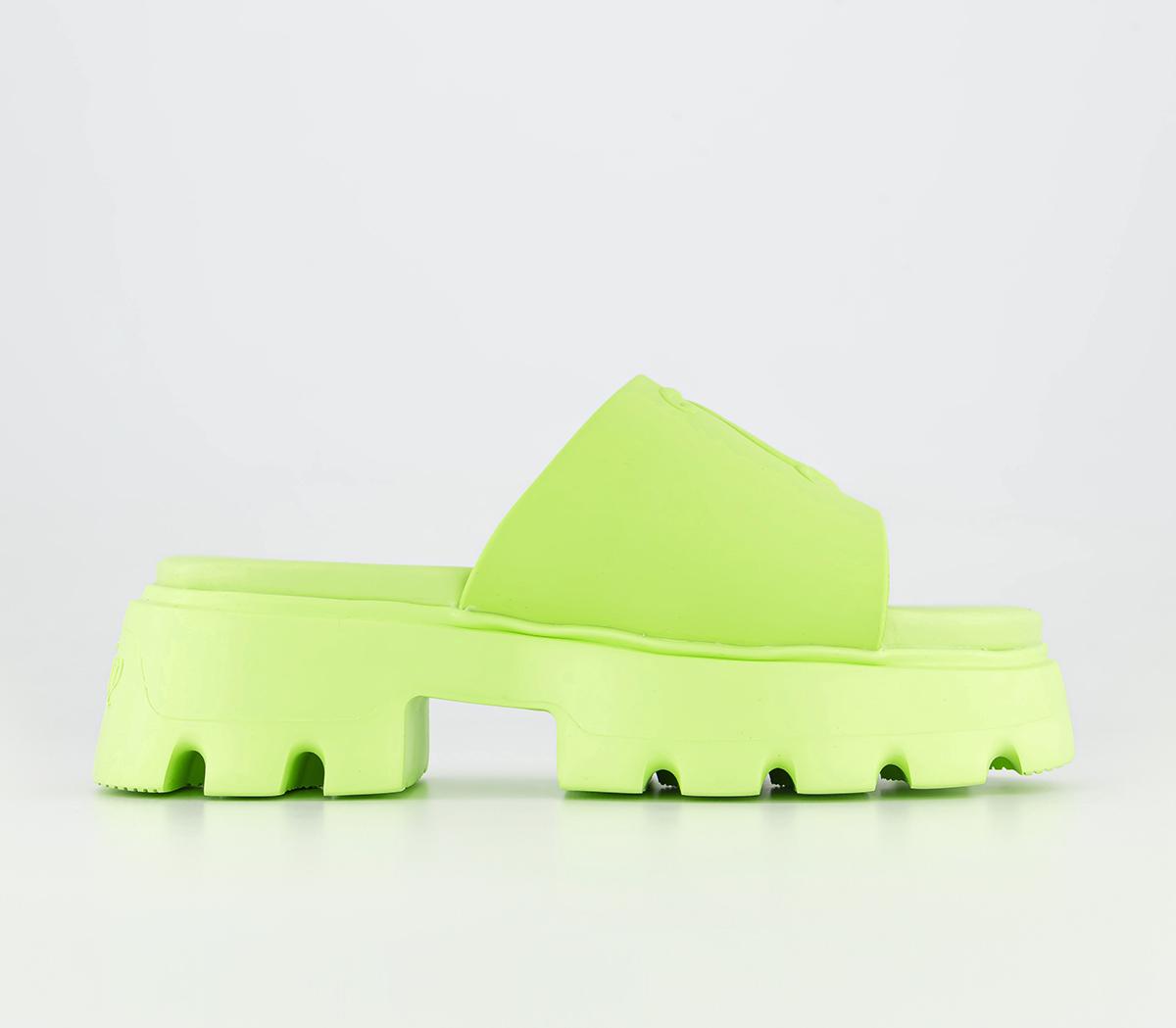Juicy Couture Baby Track Sandals Green - Women’s Sandals