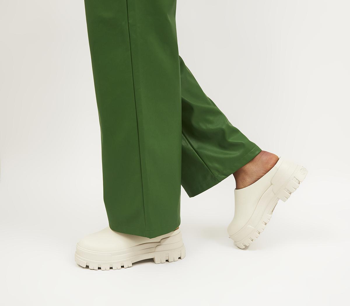 Buffalo Aspha Clog 01 Ivory - Flat Shoes for Women