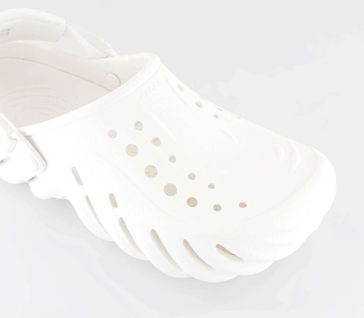 Crocs Echo Clogs M White - Men's Casual Shoes