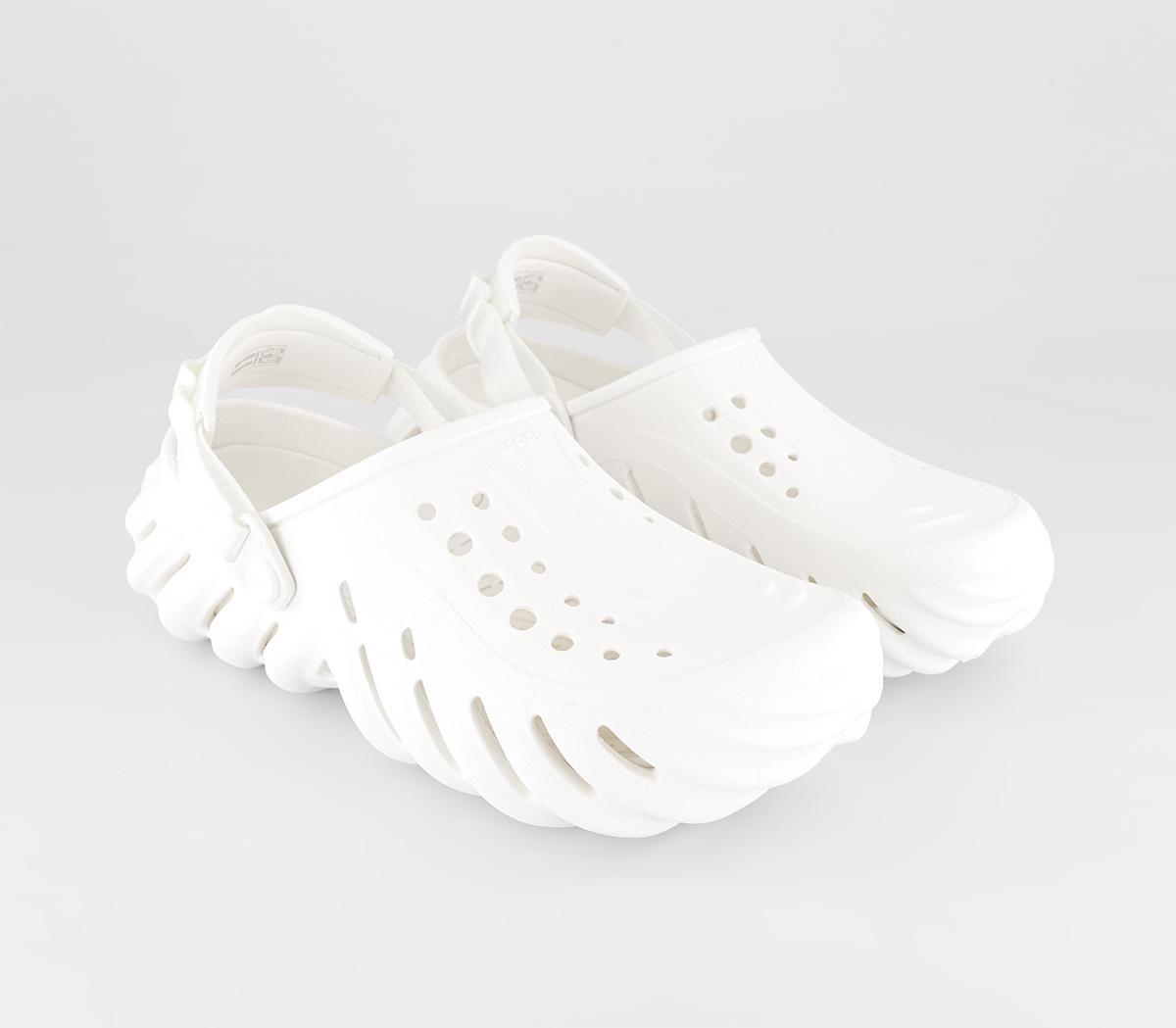 Crocs Echo Clogs M White - Men's Casual Shoes