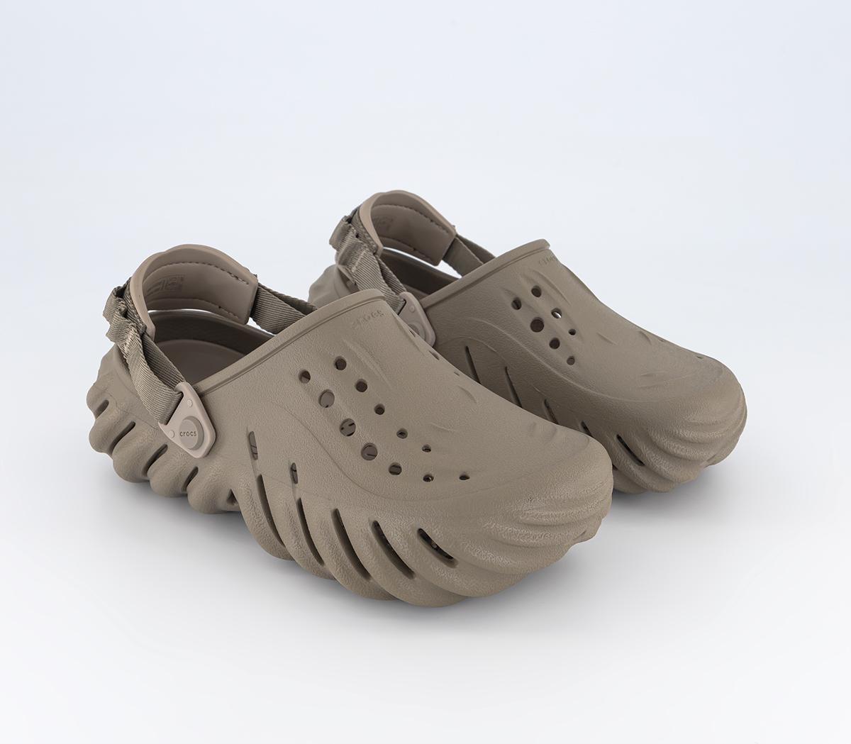 Crocs Echo Clogs M Khaki - Men's Casual Shoes