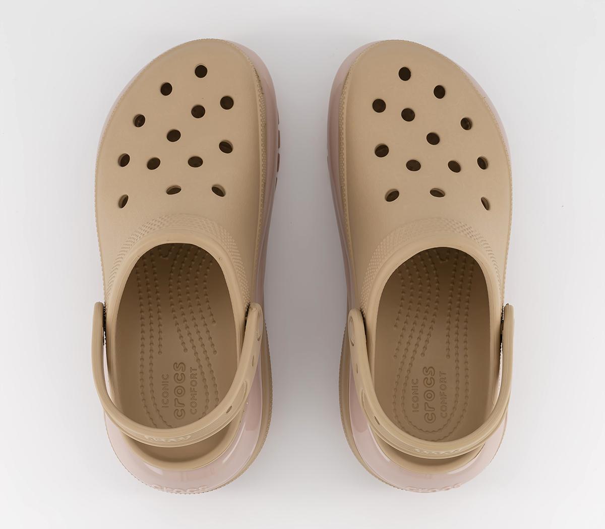 Crocs Classic Mega Crush Clogs Chai Multi - Women’s Sandals