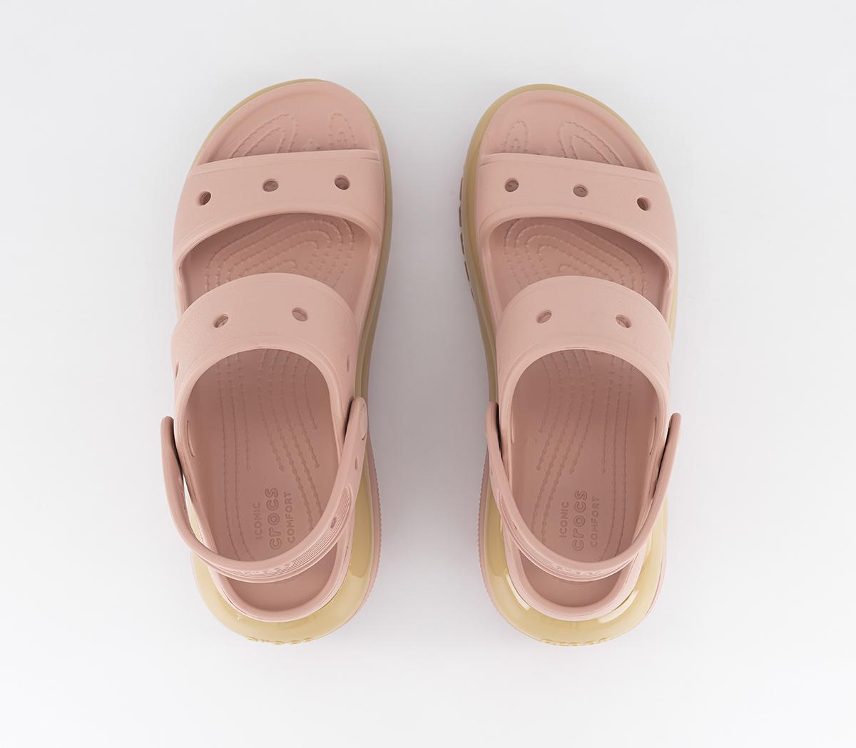 Crocs Classic Mega Crush Sandals Pink Clay - Women’s Sandals