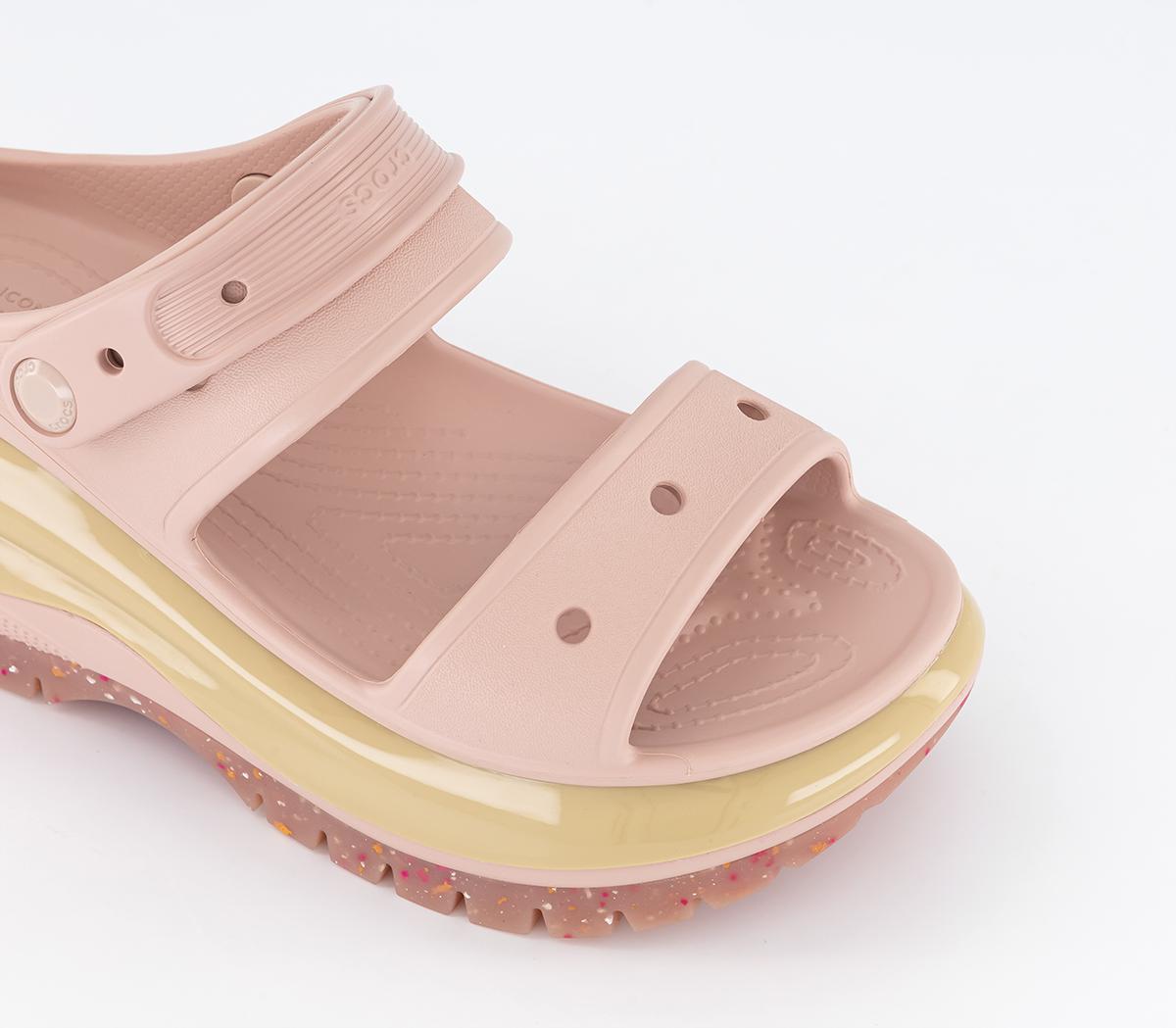 Crocs Classic Mega Crush Sandals Pink Clay - Women’s Sandals