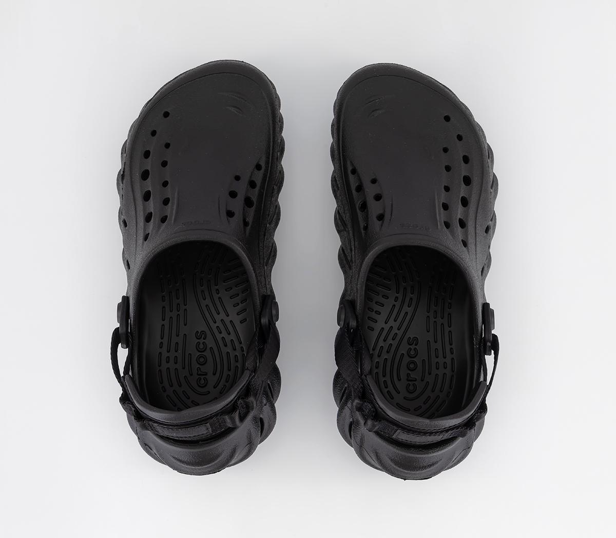 Crocs Echo Clogs Black - Women’s Sandals