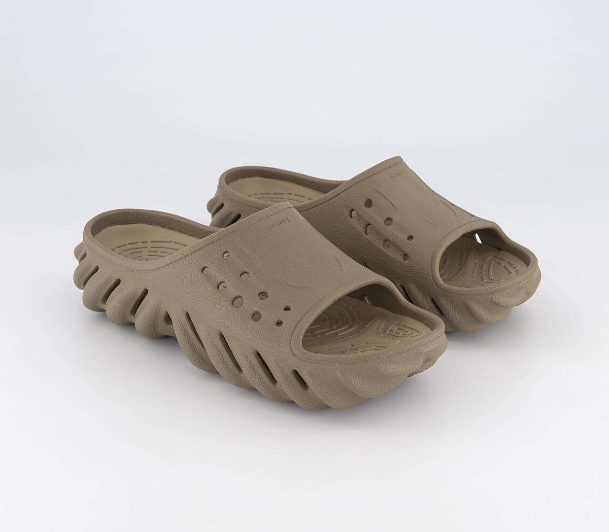 Crocs Echo Slides Tumbleweed - Women’s Sandals