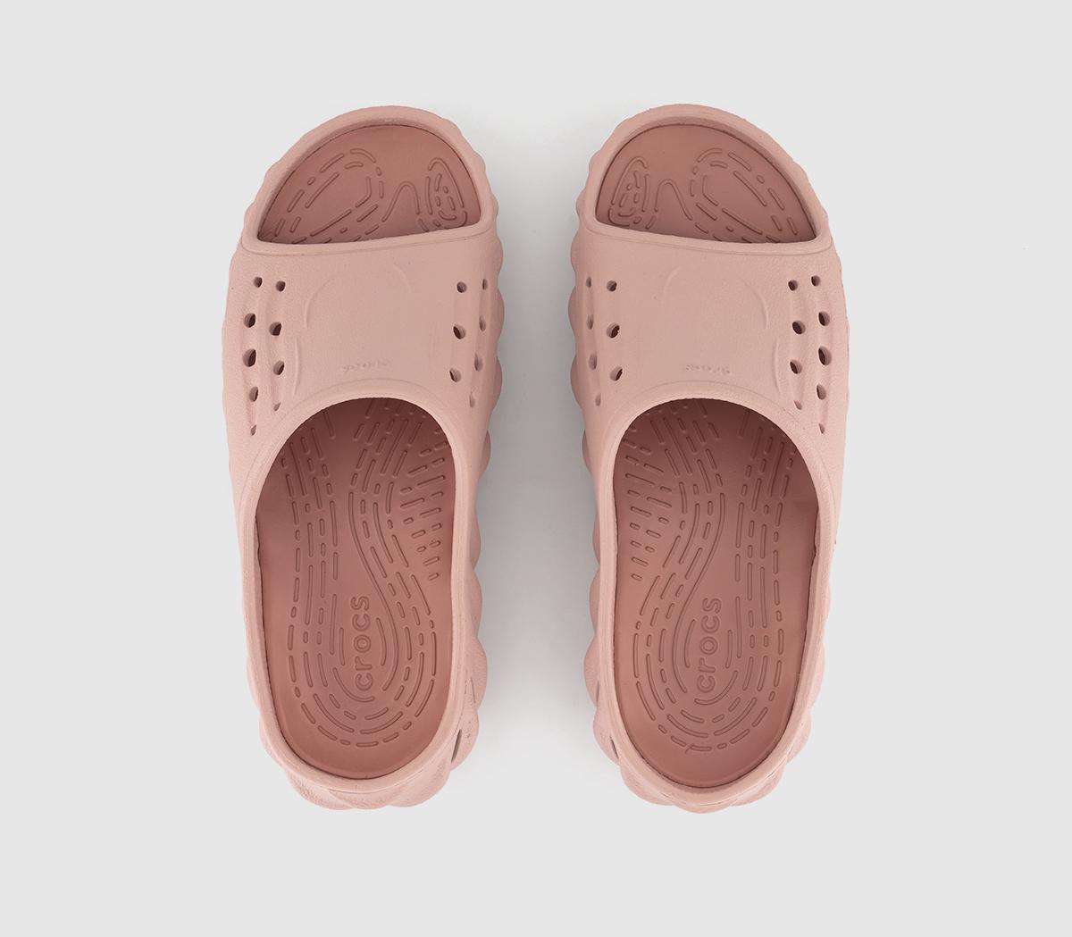 Crocs Echo Slides Pink Clay - Women’s Sandals