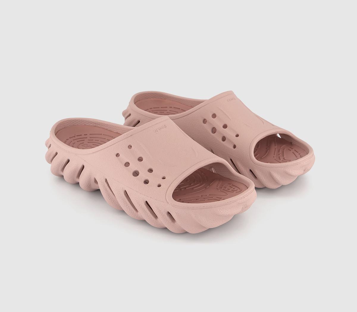 Crocs Echo Slides Pink Clay - Women’s Sandals