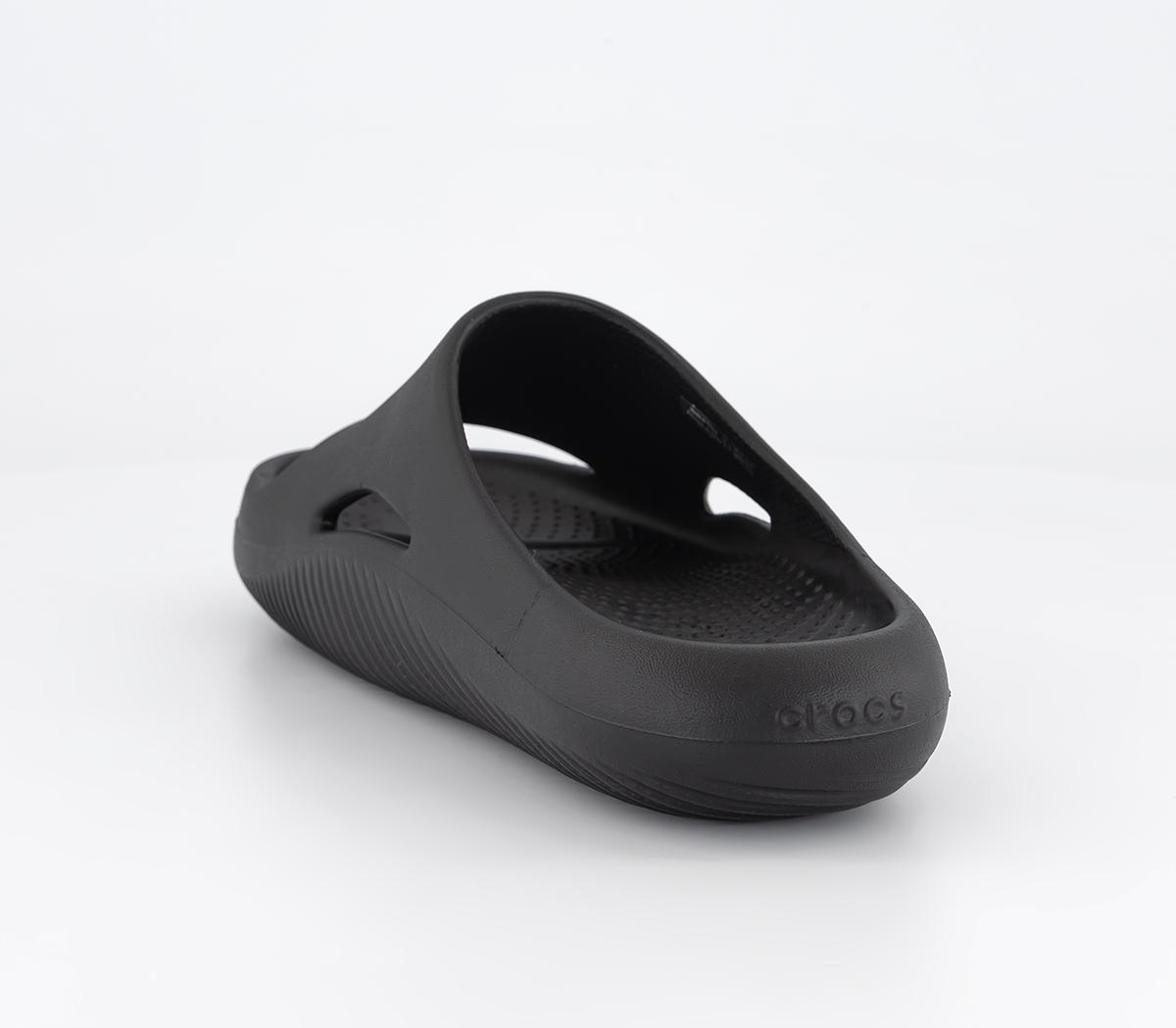 Crocs Mellow Slides Black - Women’s Sliders