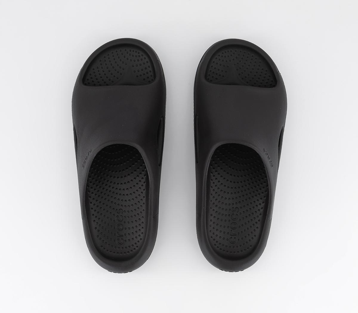 Crocs Mellow Slides Black - Women’s Sliders