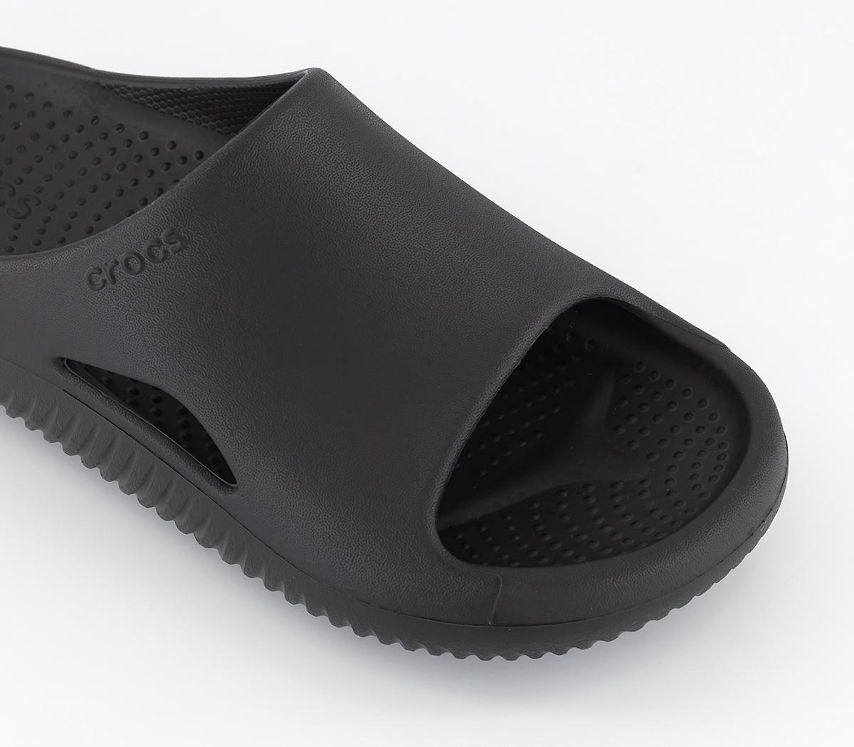 Crocs Mellow Slides Black - Women’s Sliders