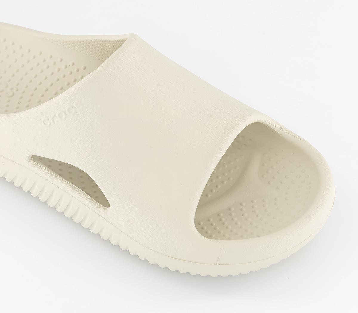 Crocs Mellow Slides Bone - Women’s Sliders