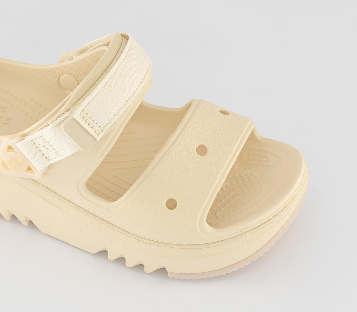 Crocs Classic Hiker Xscape Sandals Vanilla - Women’s Sandals