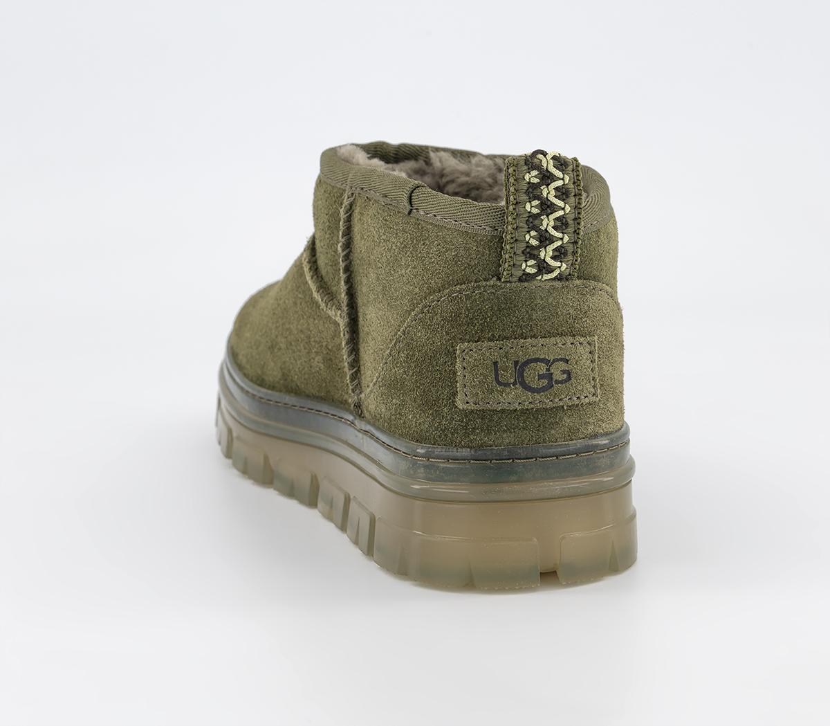 UGG Ultra Mini Clear Boots Burnt Olive - Women's Boots