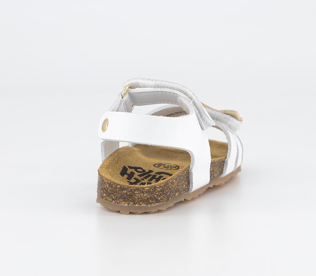 EARTHCHILD Butterfly Infant Sandals Whitegold - Unisex