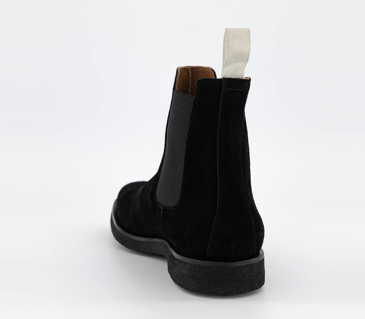 Common Projects Chelsea Boots Black Suede - Men’s Smart Shoes