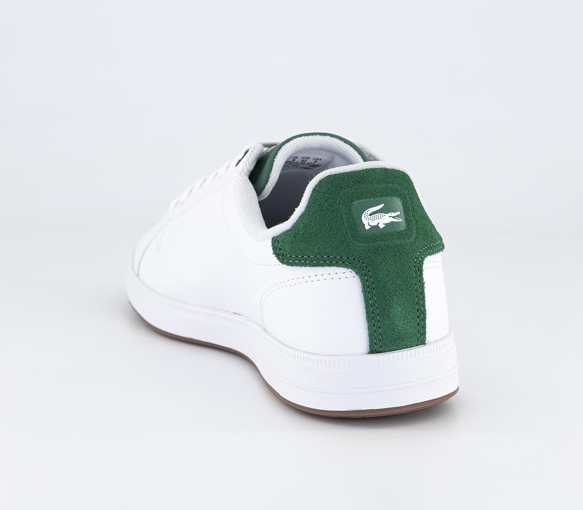 Lacoste Graduate Pro Trainers White White Green - Men's Trainers