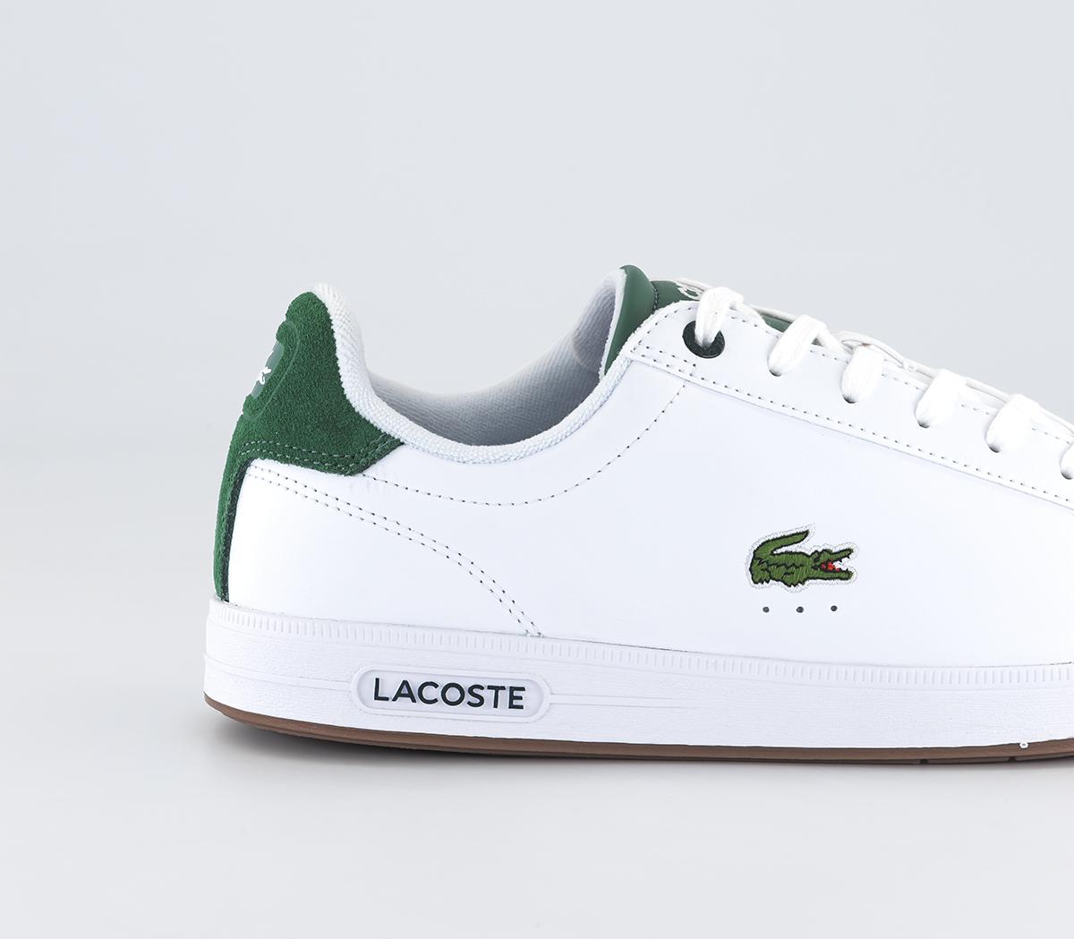 Lacoste Graduate Pro Trainers White White Green - Men's Trainers