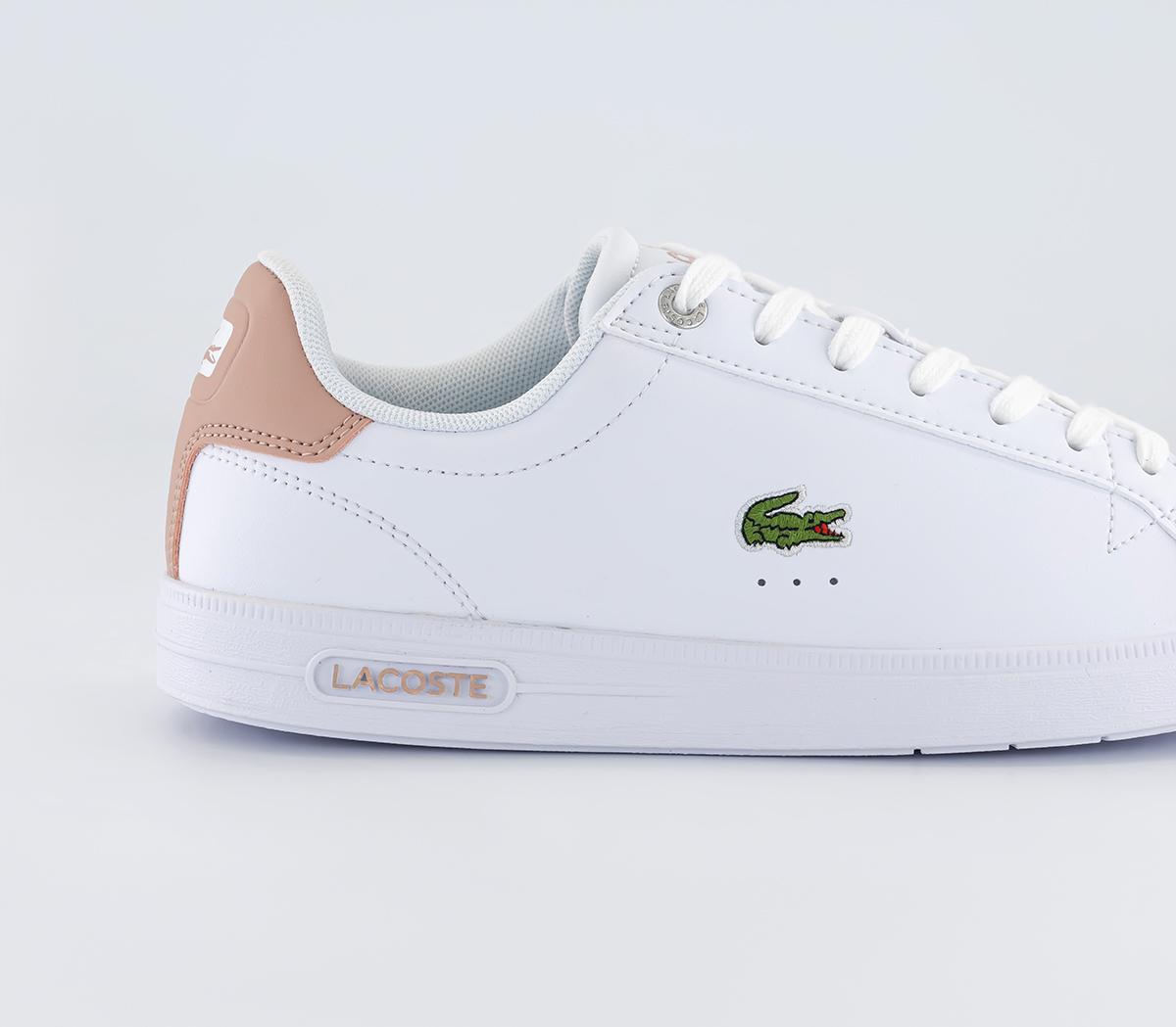 Lacoste Graduate Pro Trainers Pink White - Women's Trainers
