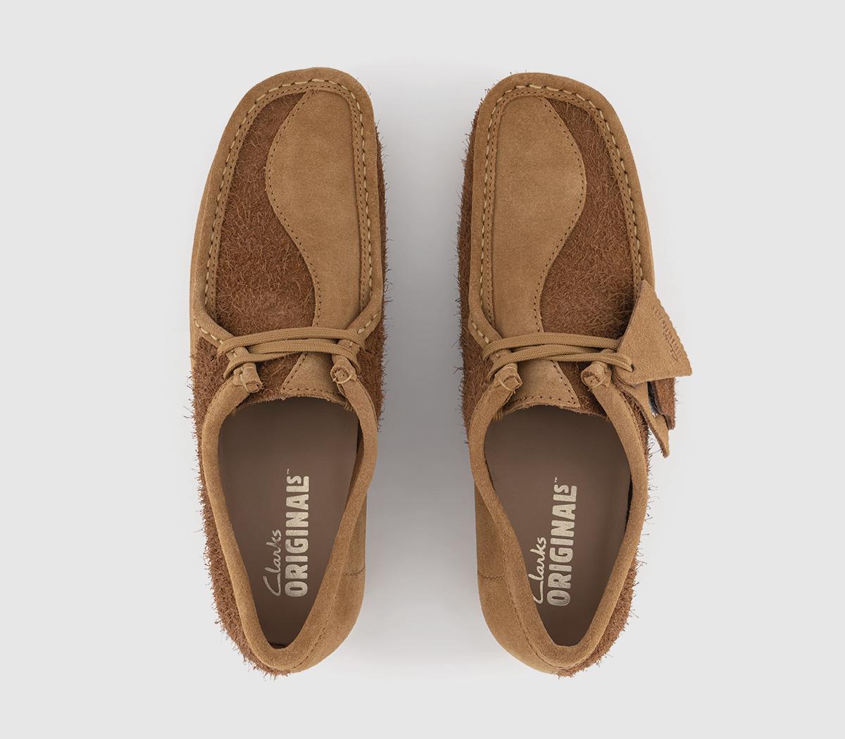 Clarks Originals Clarks Originals Mens Wallabees Tan Combi - Men's ...