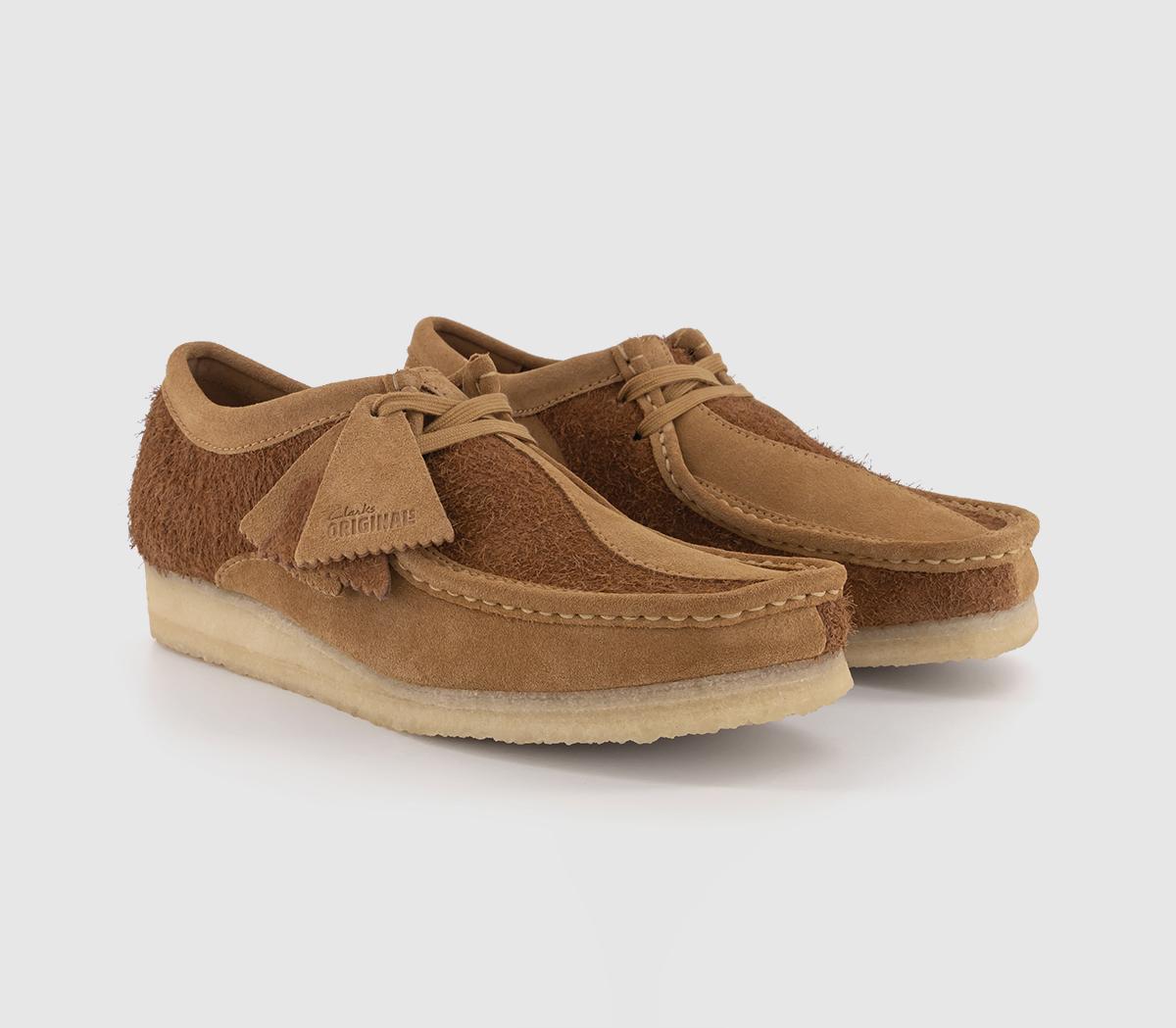 Clarks Originals Mens Wallabees Tan Combi - Men's Casual Shoes | King's ...