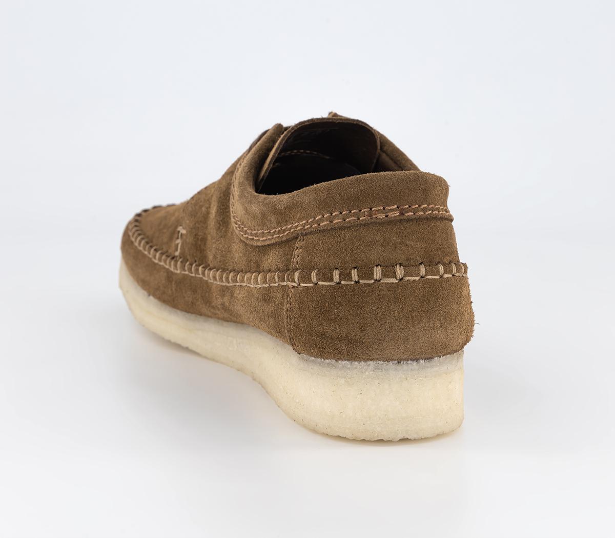 Clarks Originals Clarks Originals Mens Weaver Shoes Cola Suede - Men's ...