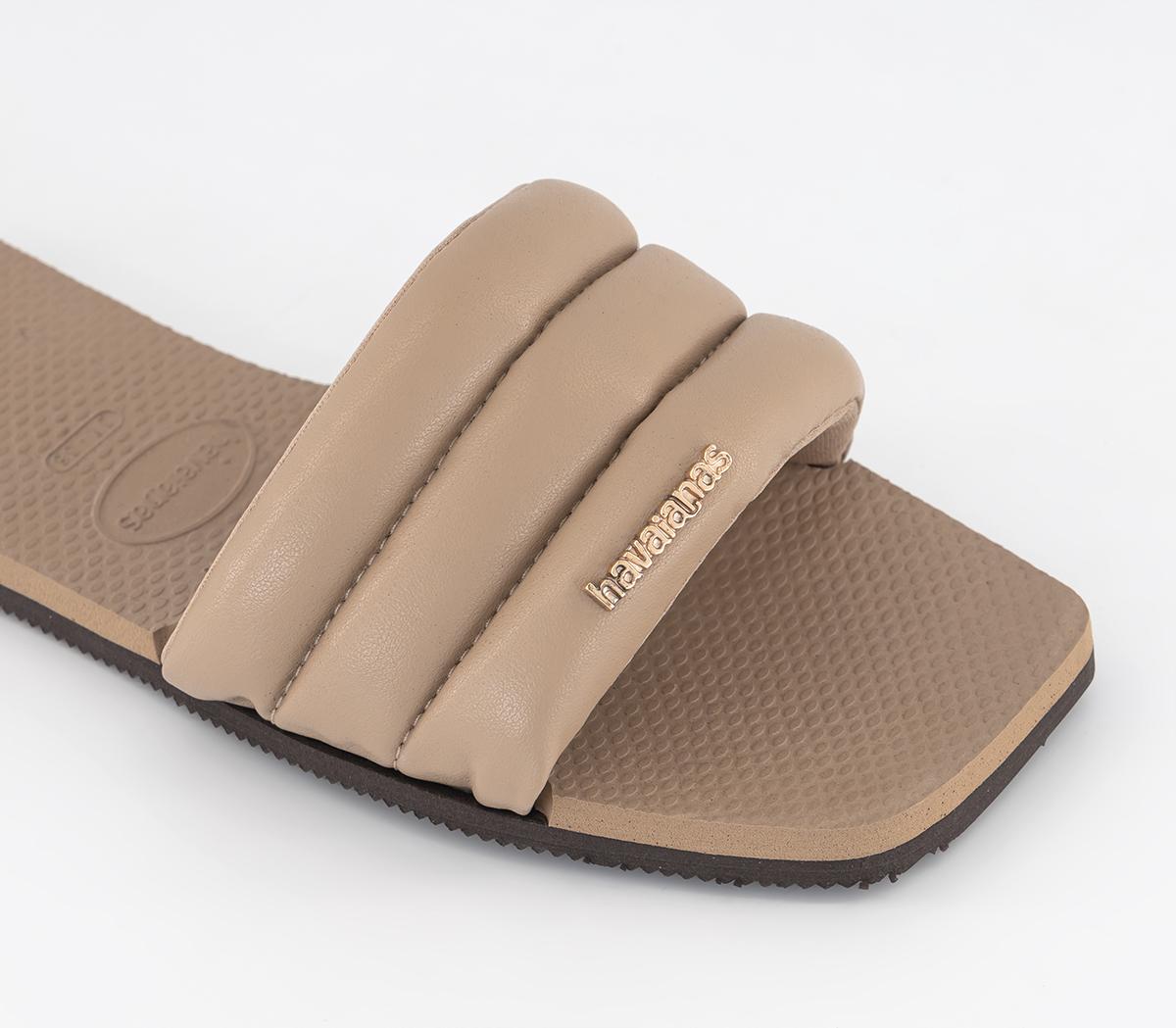 Havaianas You Milan Slides Rose Gold - Women’s Sliders