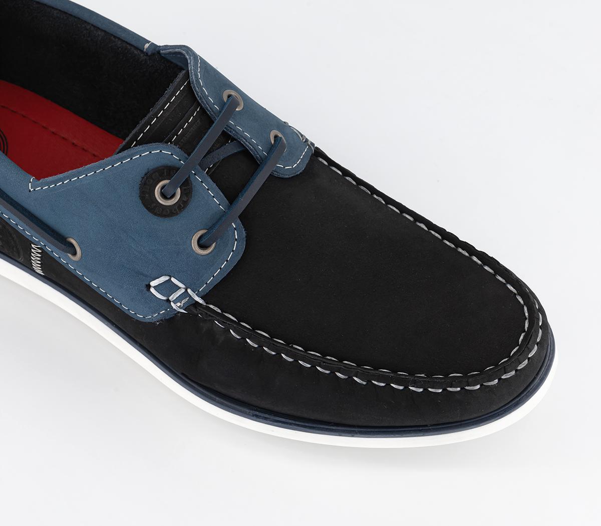 Barbour Barbour Wake Shoes Washed Blue - Boat Shoes