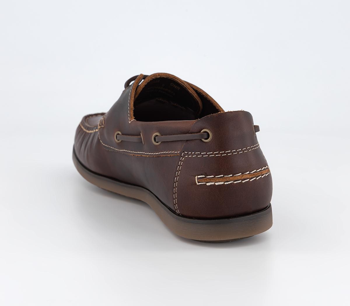 Barbour Barbour Wake Shoes Mahogany - Boat Shoes