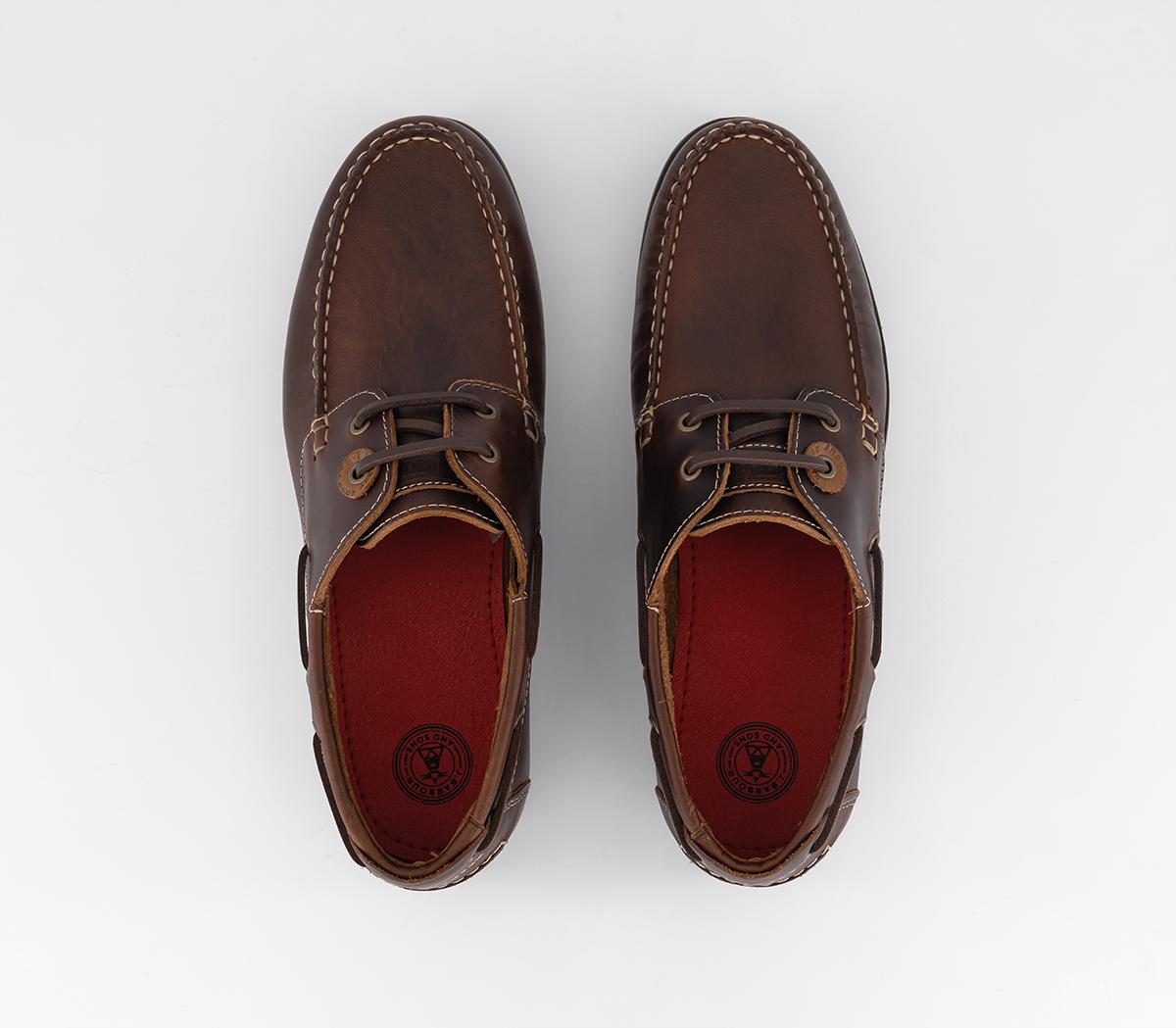 Barbour Barbour Wake Shoes Mahogany - Boat Shoes
