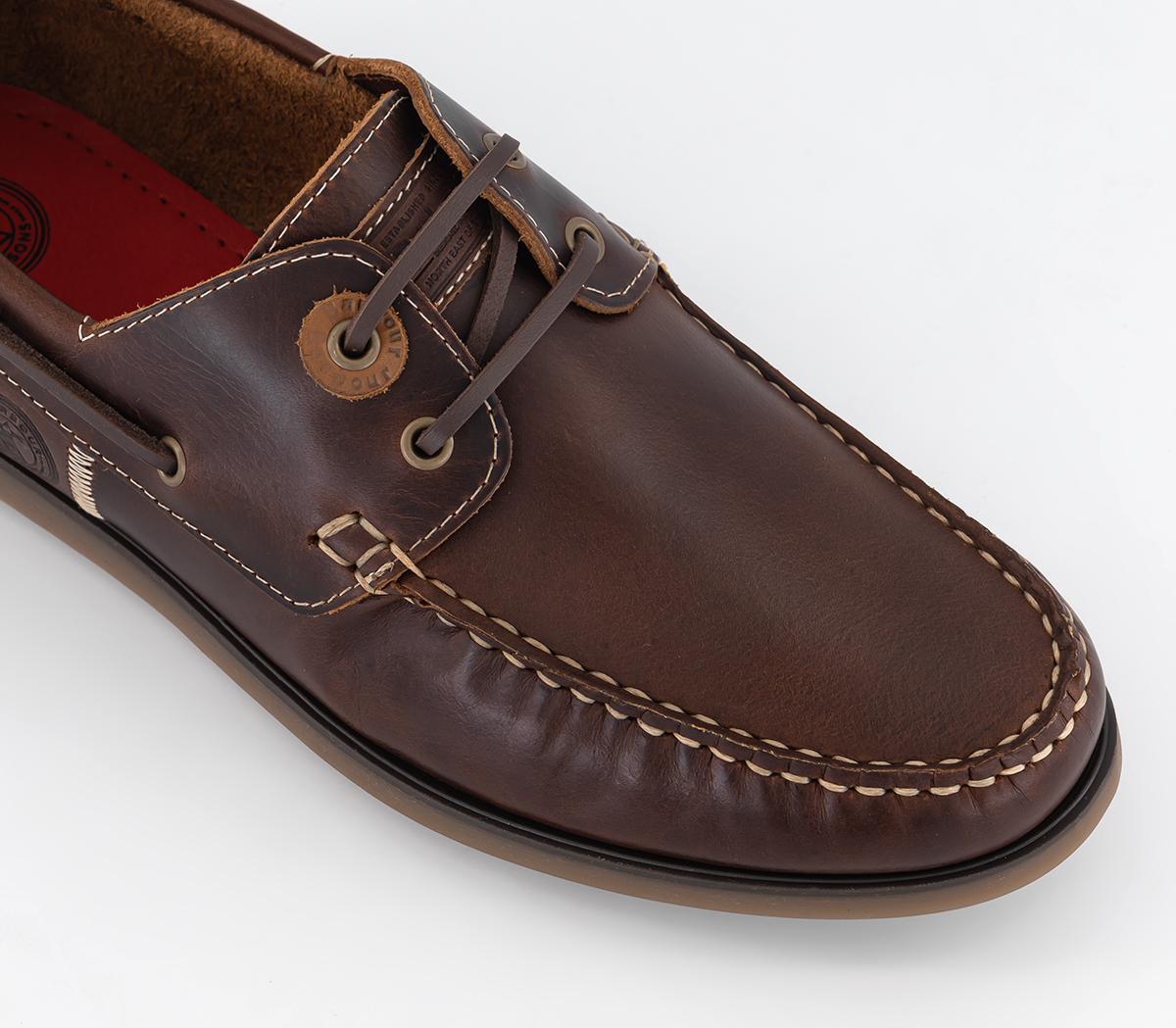 Barbour Barbour Wake Shoes Mahogany - Boat Shoes