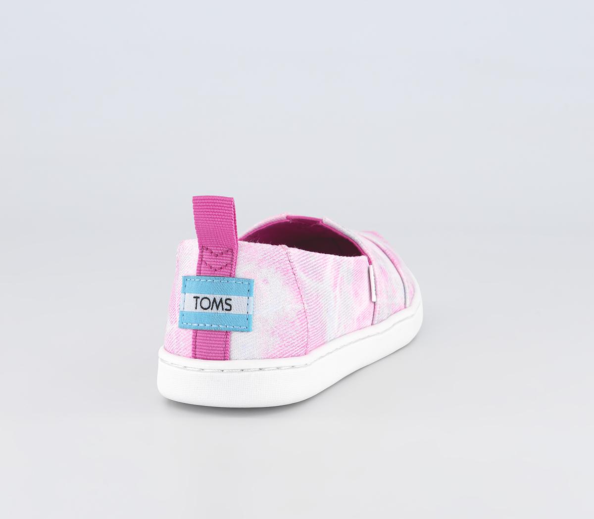TOMS Toms Alpargata Youth Slip Ons Neon Pink - Unisex